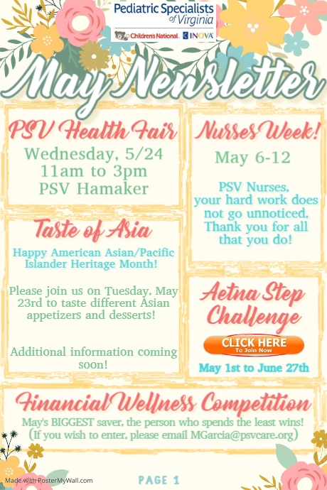 May Shabby Chic Newsletter | PosterMyWall