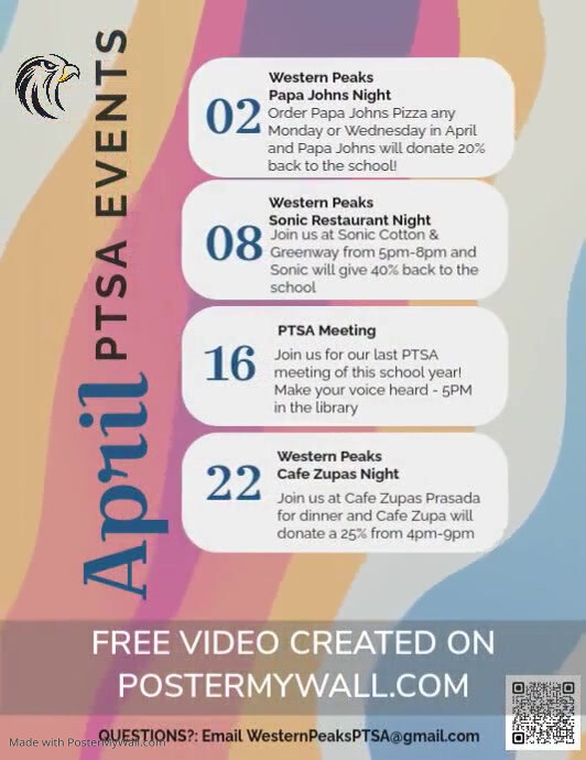 August events schedule video flyer template | PosterMyWall