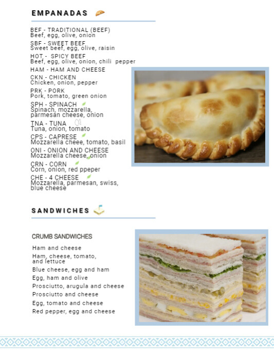 Simple Food Menu - Resto & Lounge Template (3) | PosterMyWall