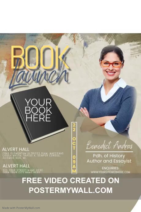 Book Launch | PosterMyWall