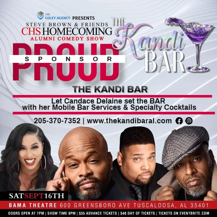 CHS COMEDY SHOW - Kandy Bar | PosterMyWall