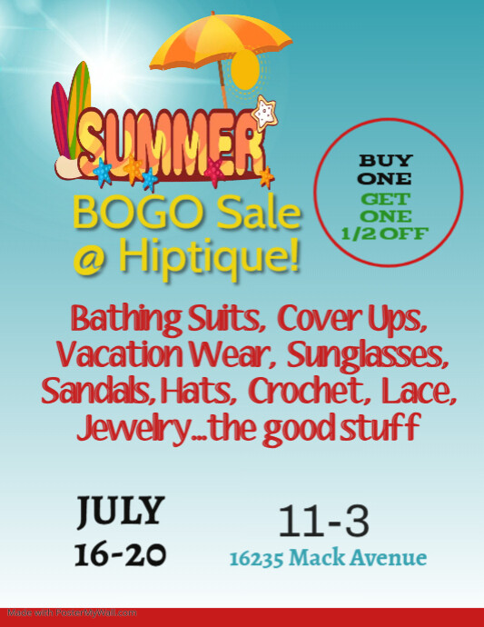 Copy of summer,retail,event | PosterMyWall