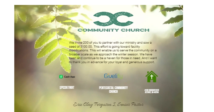 Copy of Tithes and offerings | PosterMyWall