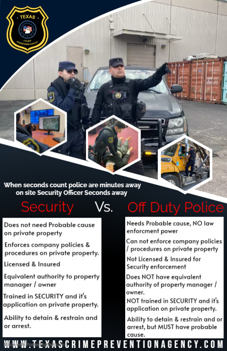 security Vs. Police flyer | PosterMyWall