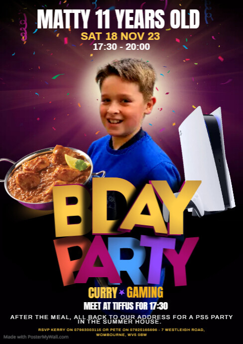 birthday party | PosterMyWall