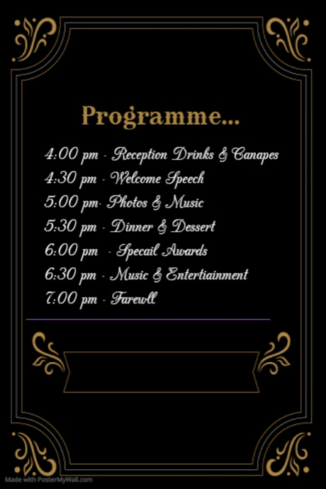 Copy of Typography themed Prom Invitation Flyer | PosterMyWall