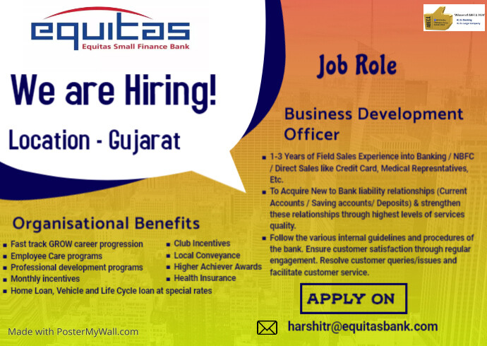 We are hiring banner | PosterMyWall