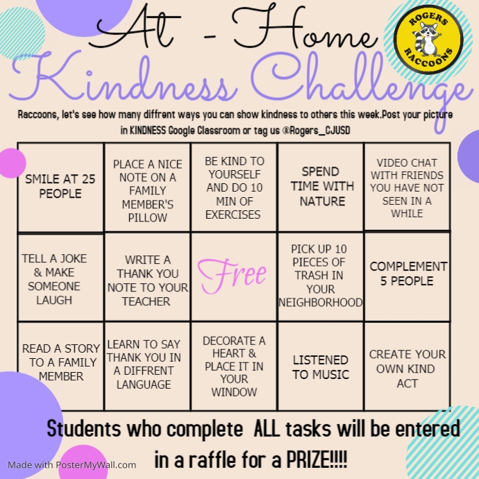 Copy of KINDNESS CHALLENGE | PosterMyWall
