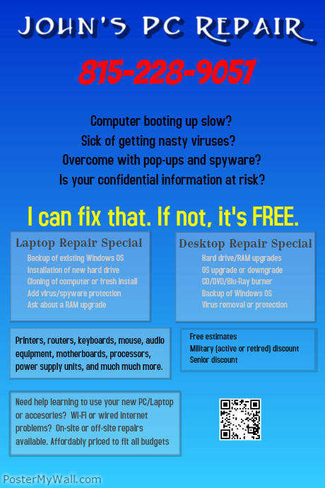 Computer repair flyer | PosterMyWall