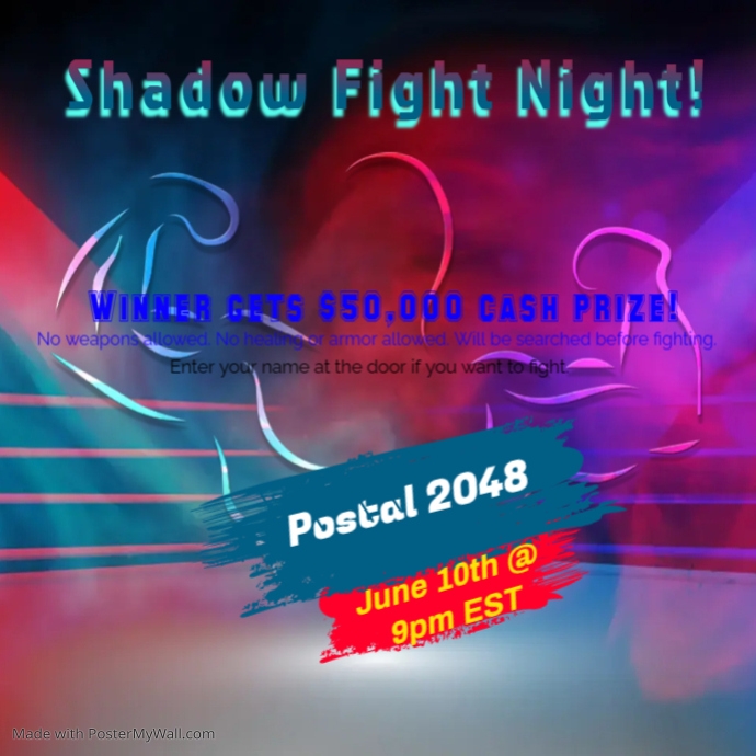 Copy of Fight night | PosterMyWall