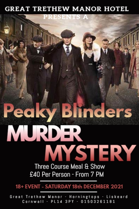 Copy of Copy of Murder Mystery Poster | PosterMyWall