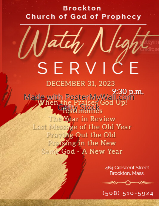 Watch Night | PosterMyWall