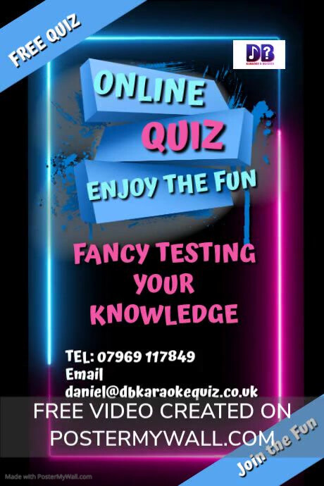 Online QUIZ | PosterMyWall