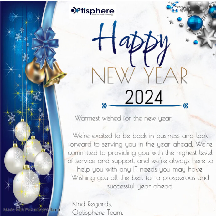 Glamorous New year poster | PosterMyWall