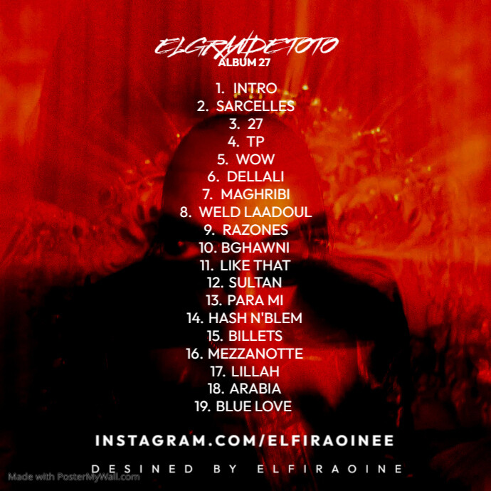 Black Dark Album Back Cover Design CD Smoke | PosterMyWall