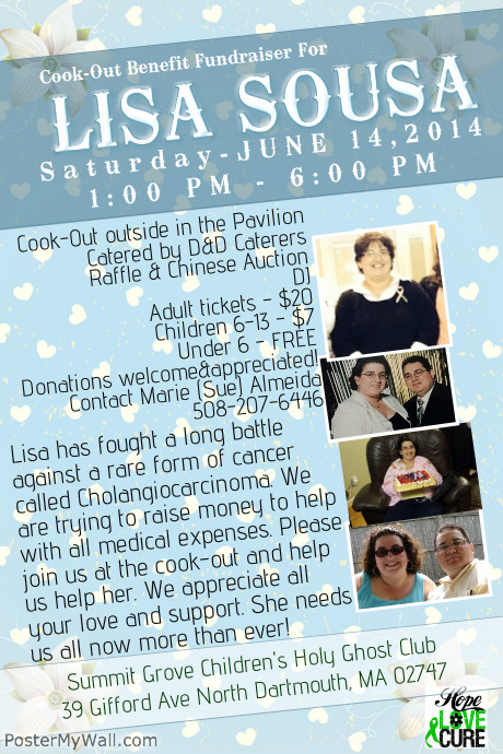 Benefit for Lisa Sousa | PosterMyWall