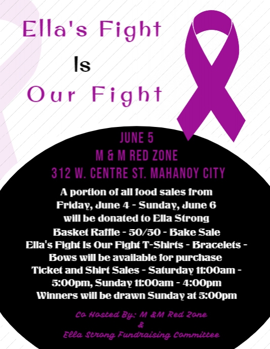 Copy of Copy of Purple Cancer Day Awareness Flyer | PosterMyWall