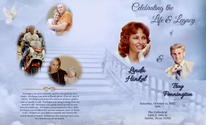 FUNERAL PROGRAM - TRI FOLD 1 | PosterMyWall