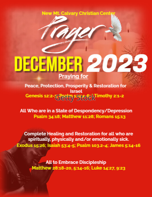 December Prayer | PosterMyWall