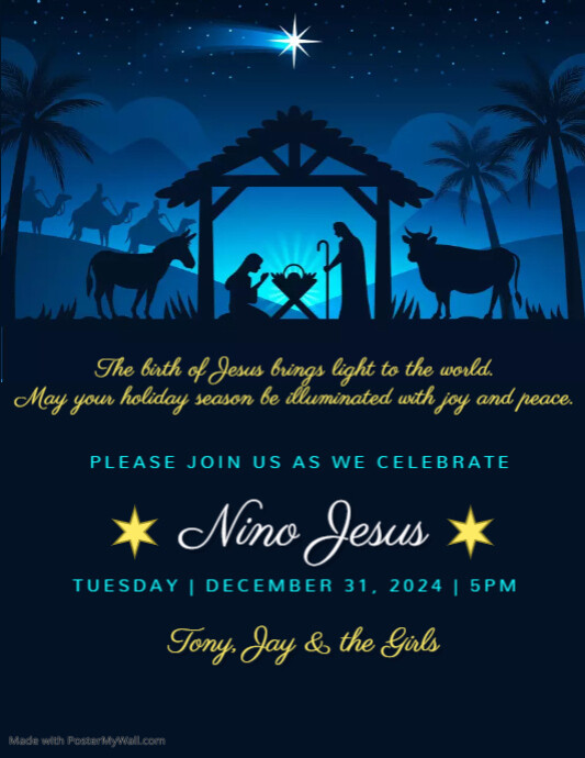 Christmas nativity,merry christmas,event | PosterMyWall