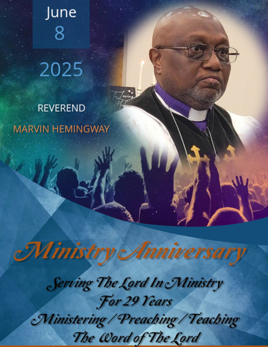 Preaching Anniversary | PosterMyWall