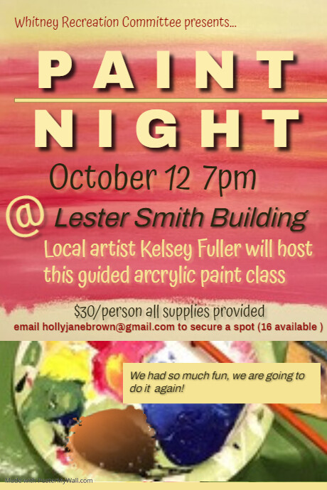 Paint Night Poster | PosterMyWall