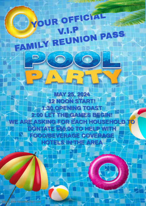 POOL PARTY | PosterMyWall