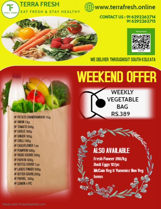 Copy of Copy of eat clean and green flyer advertisement | PosterMyWall