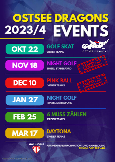 Upcoming Events 2023 | PosterMyWall