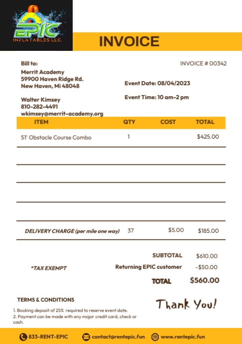 Invoice design template (3) | PosterMyWall