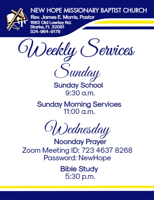 Copy of Services Card - New Hope MBC (2) | PosterMyWall