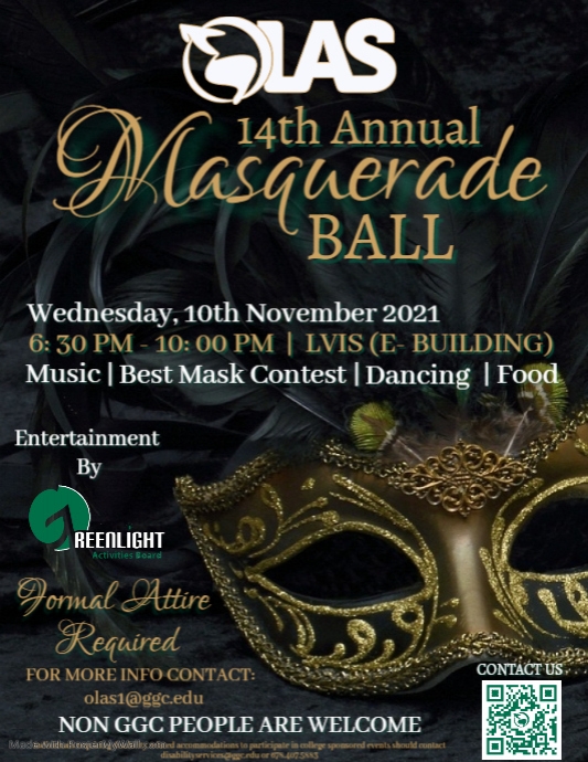 Flyer Masquerade | PosterMyWall