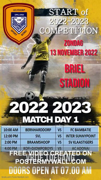 Copy of Soccer (1) | PosterMyWall