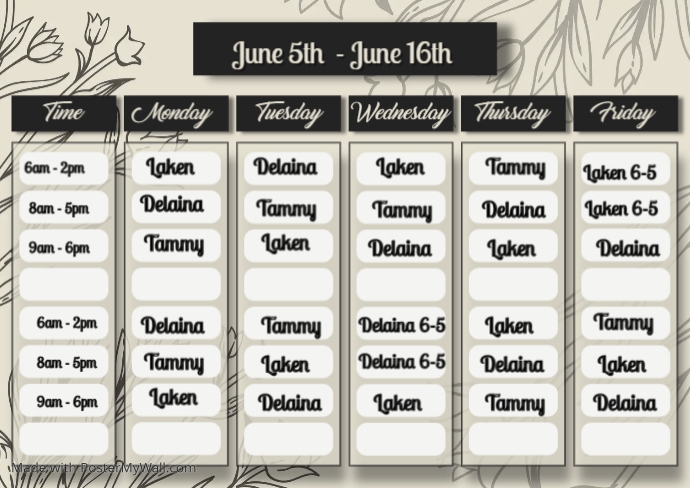 Copy of Weekly Schedule Planner Template School Timetable | PosterMyWall