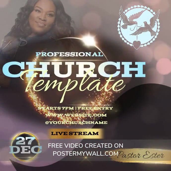 women's event church ad design template | PosterMyWall