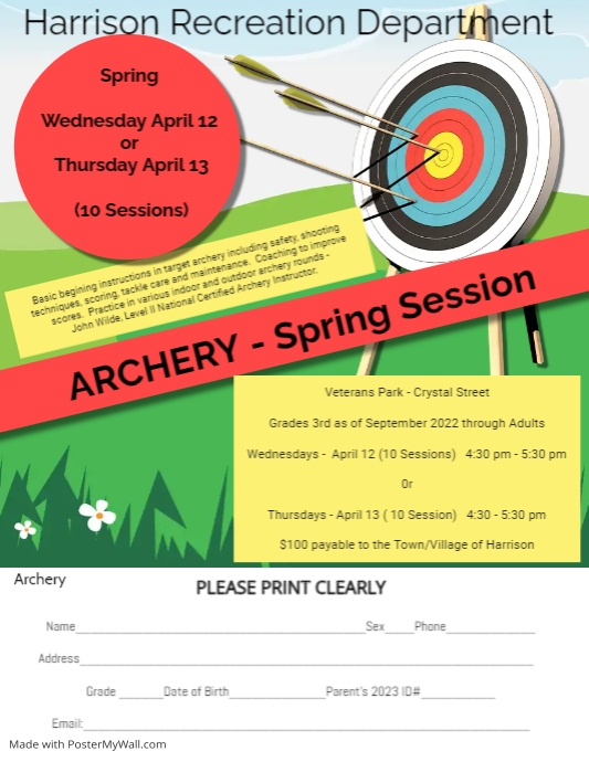 Copy of Archery Club Flyer Template (1) | PosterMyWall