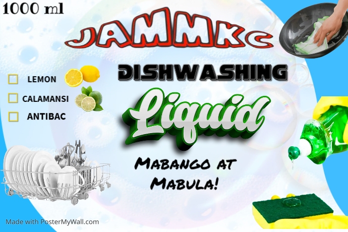 Dishwashing Liquid | PosterMyWall