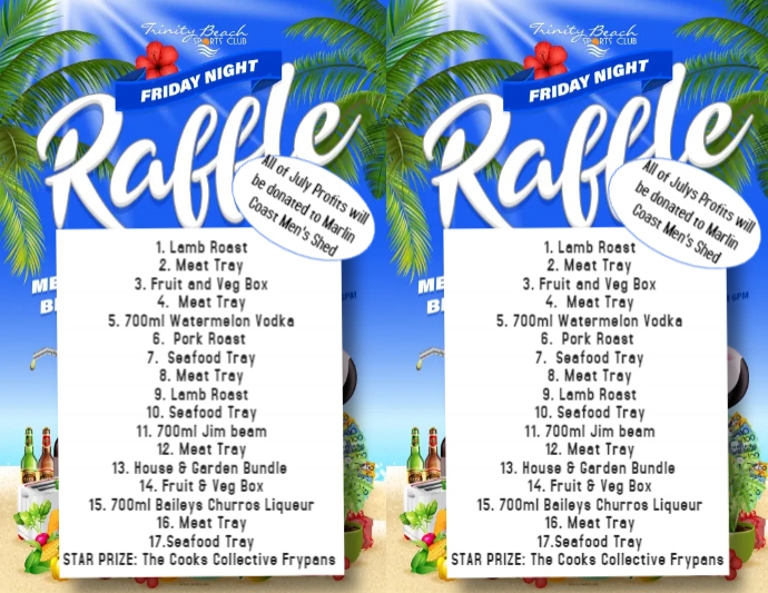 Copy of Friday Night Raffle Sheet (New March 2020) | PosterMyWall
