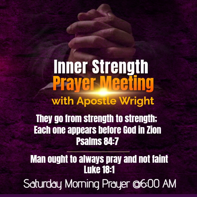 Inner Strength Prayer 1 | PosterMyWall