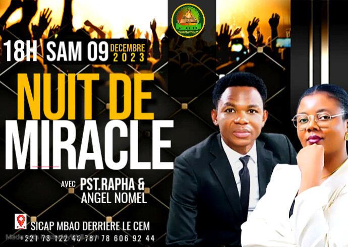 Church Monday Service Ad | PosterMyWall