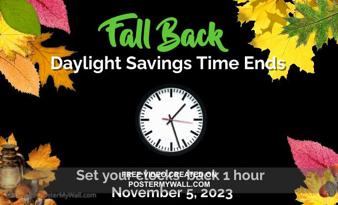 Fall Back 2022 | PosterMyWall