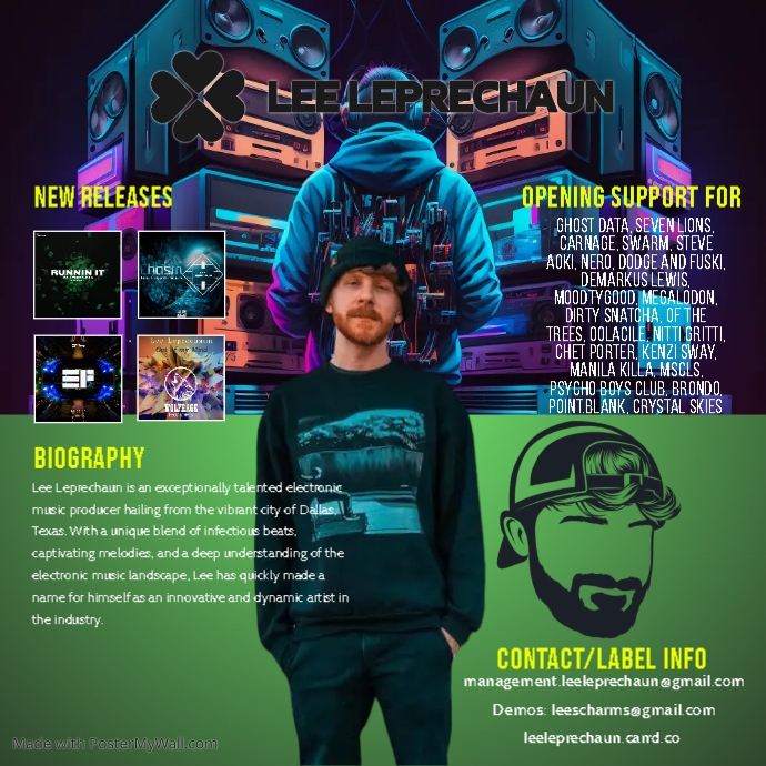 Copy of Copy of Funky Vibrant Electronic Music Press Kit Inst ...