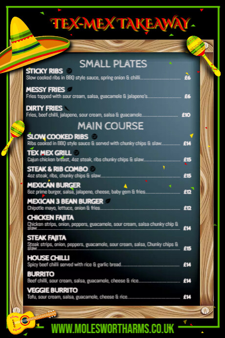 Mexican Food Template | PosterMyWall