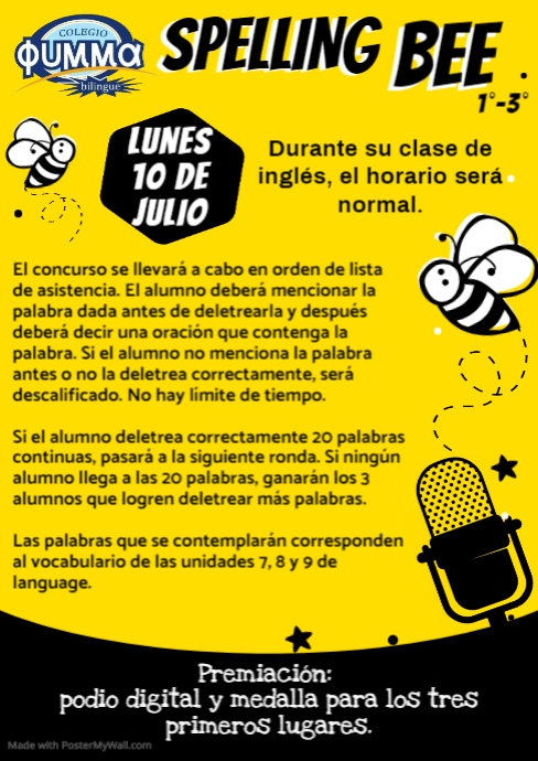 SPELLING BEE POSTER | PosterMyWall