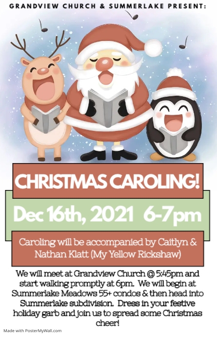 Copy of Christmas Carols Poster | PosterMyWall