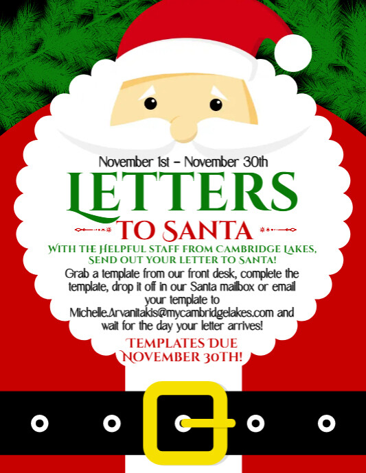 Santa letters | PosterMyWall