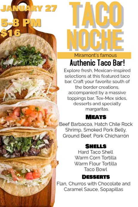 TACO TUESDAY POSTER TEMPLATE | PosterMyWall