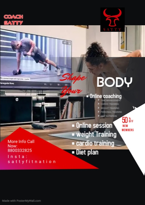 Copy of Copy of Fitness Facebook Shared Post Template | PosterMyWall