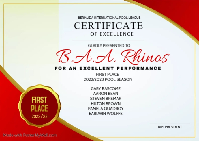 Copy of Copy of First Place (1) | PosterMyWall