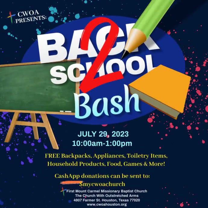 Back to School Bash Flyer | PosterMyWall